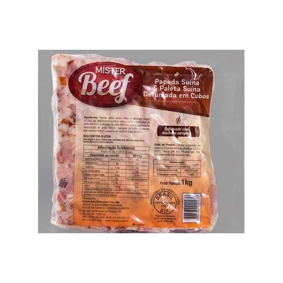 PAPADA COM PALETA CUBOS CX 18 KG ( 82 )